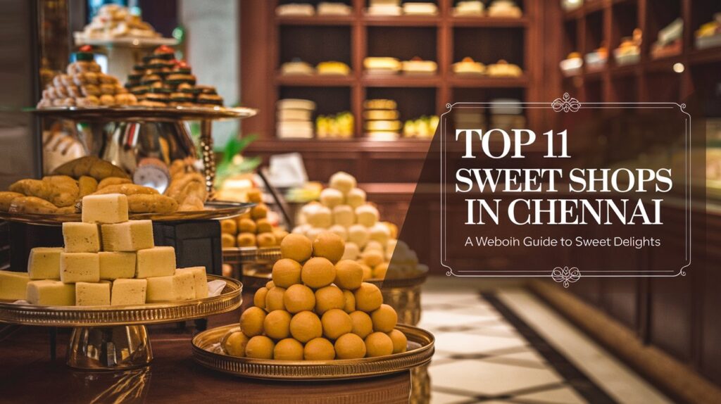 Top 11 Sweet Shops in Chennai: Weboin Guide to Sweet Delight